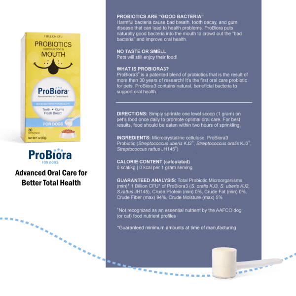 ProBioraPet® - 1st Dental Probiotics for Dogs | ProBiora Health