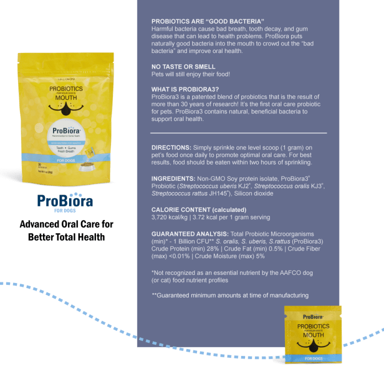 ProBioraPet® - 1st Dental Probiotics for Dogs | ProBiora Health